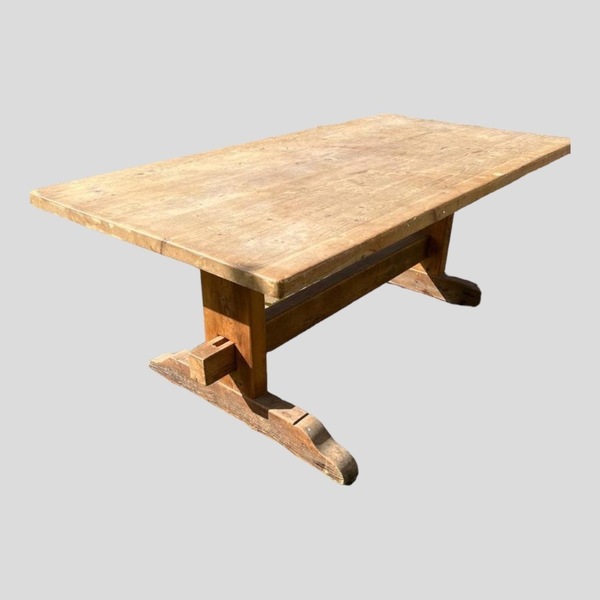 Modern Solid Oak Refectory Table | Vinterior