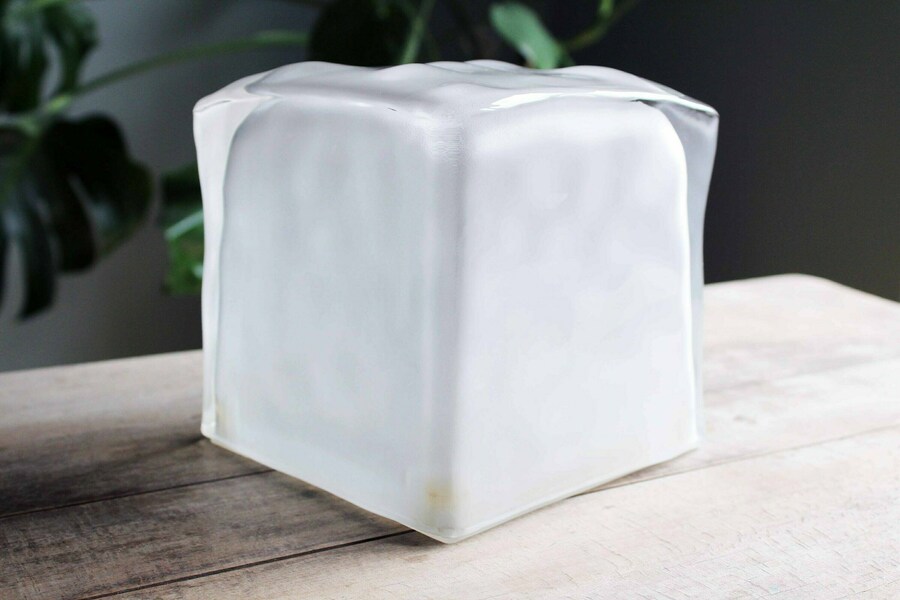 Glass Ice Lamp Iviken Ikea 1990 Ice Cube Lamp | Ikea | Vinterior