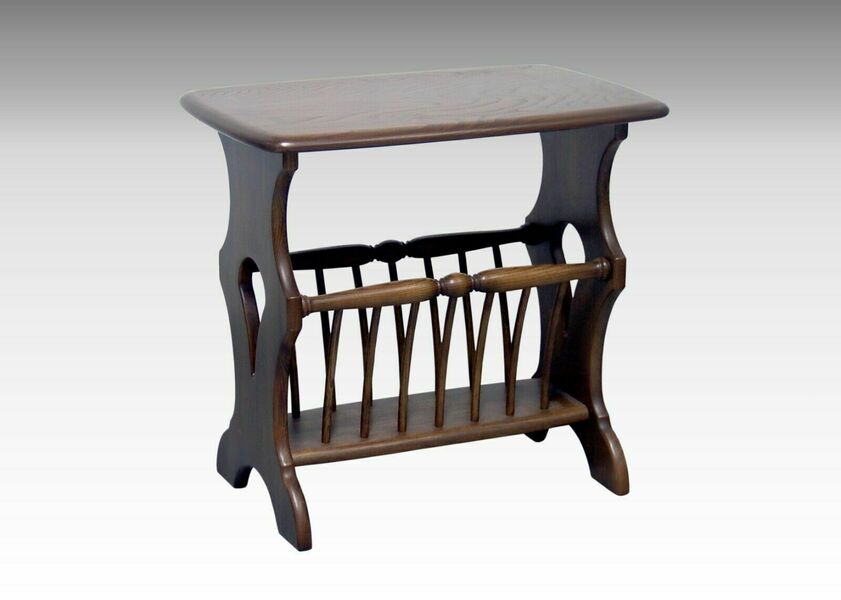 Side Table & Magazine Rack By Ercol. 1980s | Ercol | Vinterior