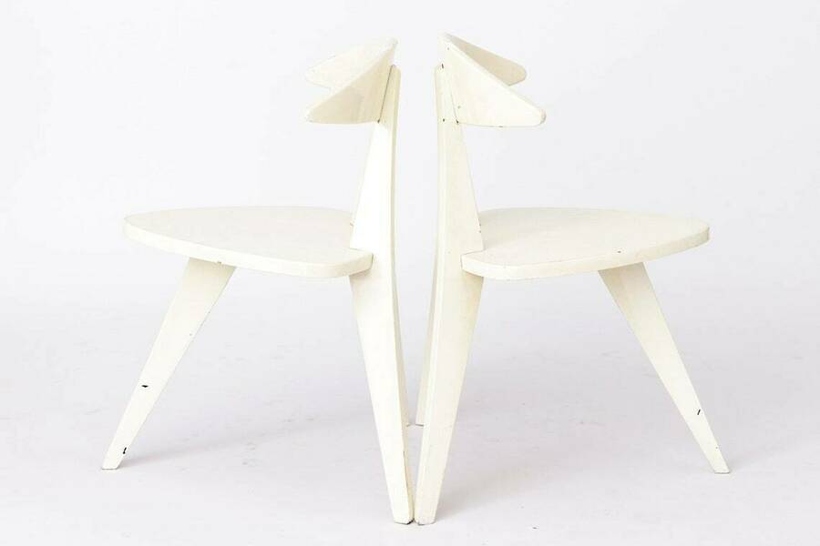 Pair Of Walter Pope Chairs, Model 350 From 1950s Vintage Germany ...