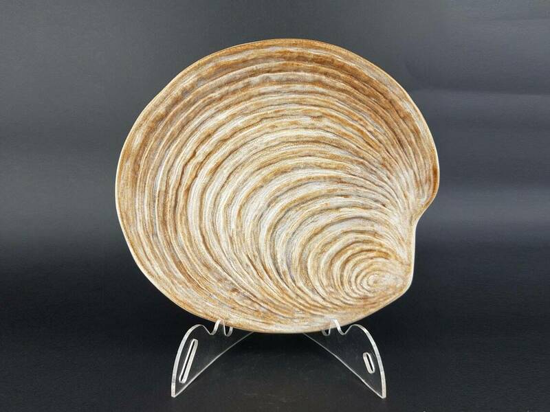 Vintage Dominique Guillot Hand Painted Shell Plate From Vallauris ...