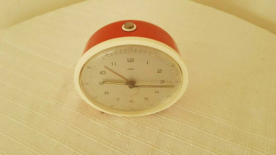 Vintage Mechanical Alarm Clock Prim Czechoslovakia 60s | Vinterior