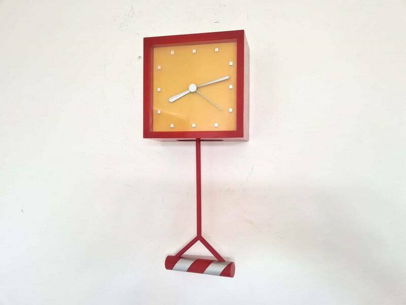 Vintage Ikea Pop Art Memphis Milano Style Wall Clock In A Plastic ...
