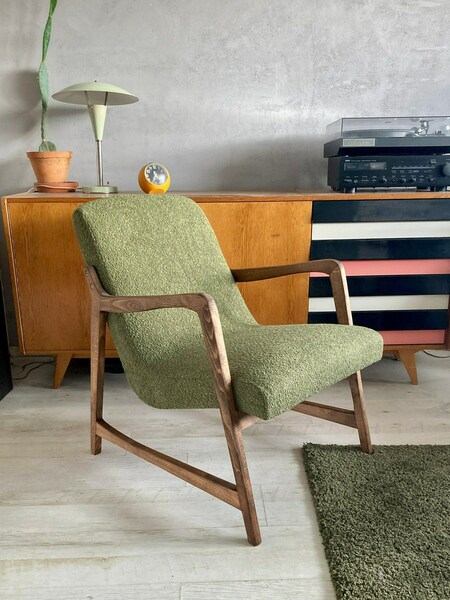 Original Mid Century Polish Chair "Type 364" From Late 50s. Designed By ...