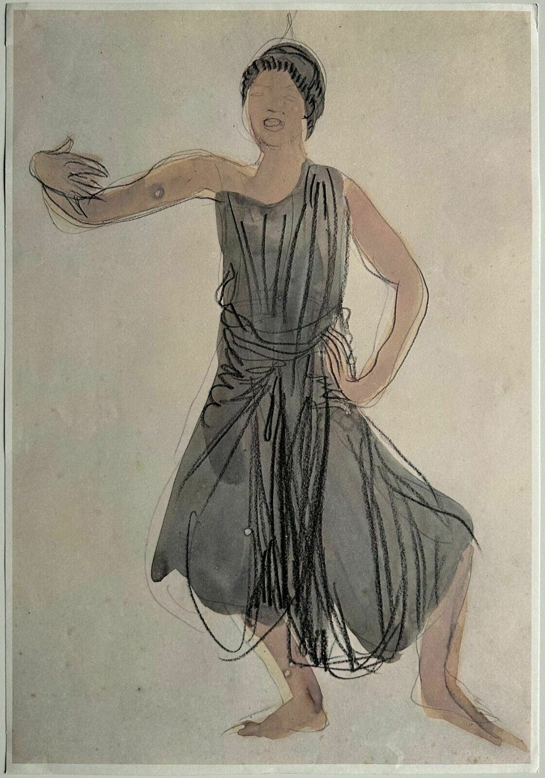 Auguste Rodin Poster The Dancer Offset Museum Reproduction 1990 | Vinterior