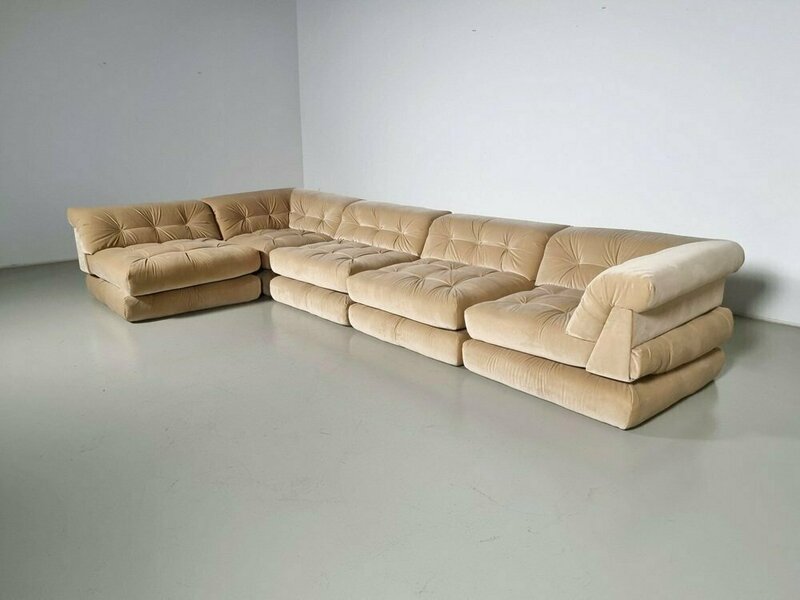Edition Mah Jong Sofa By Hans Hopfer For Roche Bobois 1970s Set Of 15 Hans Hopfer Roche Bobois Vinterior