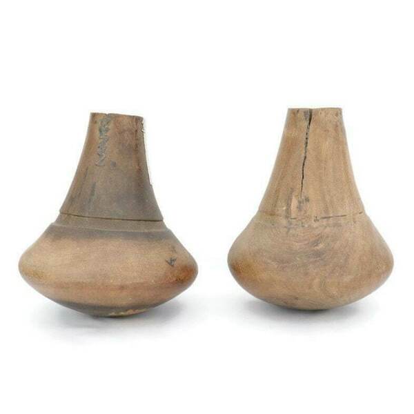 Tribal African Milk Wooden Vessels Teardrop Shape Bahima Milk Vessel ...