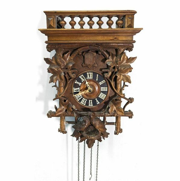 Wooden Cuckoo Clock With Bellows 1900 | Vinterior