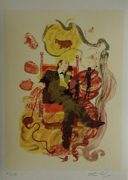 Fine Surrealist Limited Edition Print, Self Portrait, Salvador Dali ...