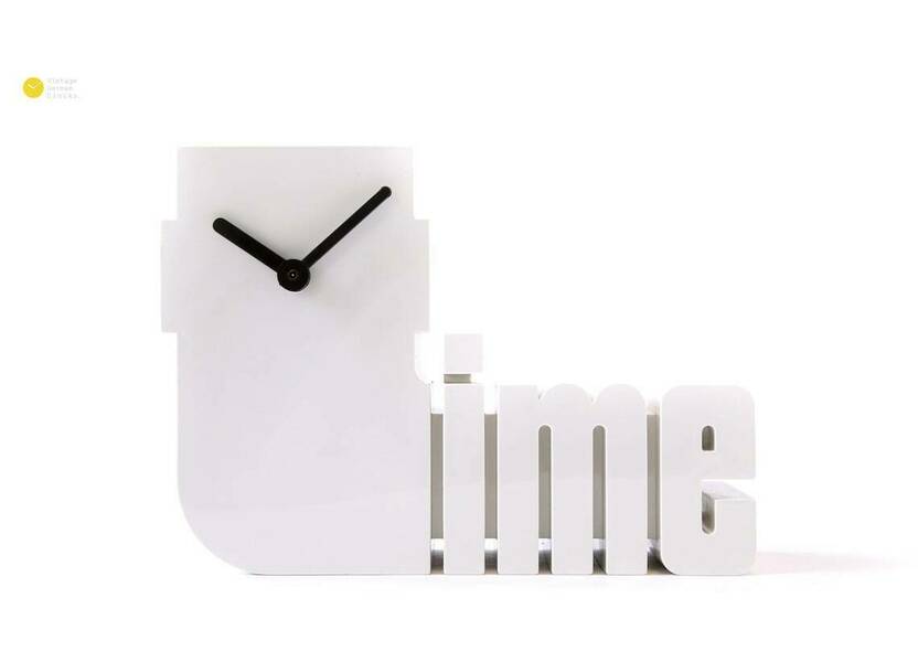 80s Time Clock Object Space Age Panton Pop Mid Century Modern Desk ...