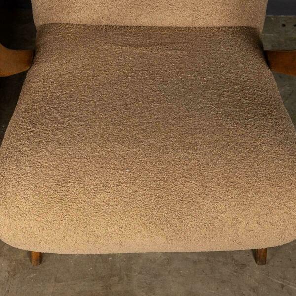 20th Century Italian Three Piece Suite In Toffee Boucle, Paulo Buffa, C ...