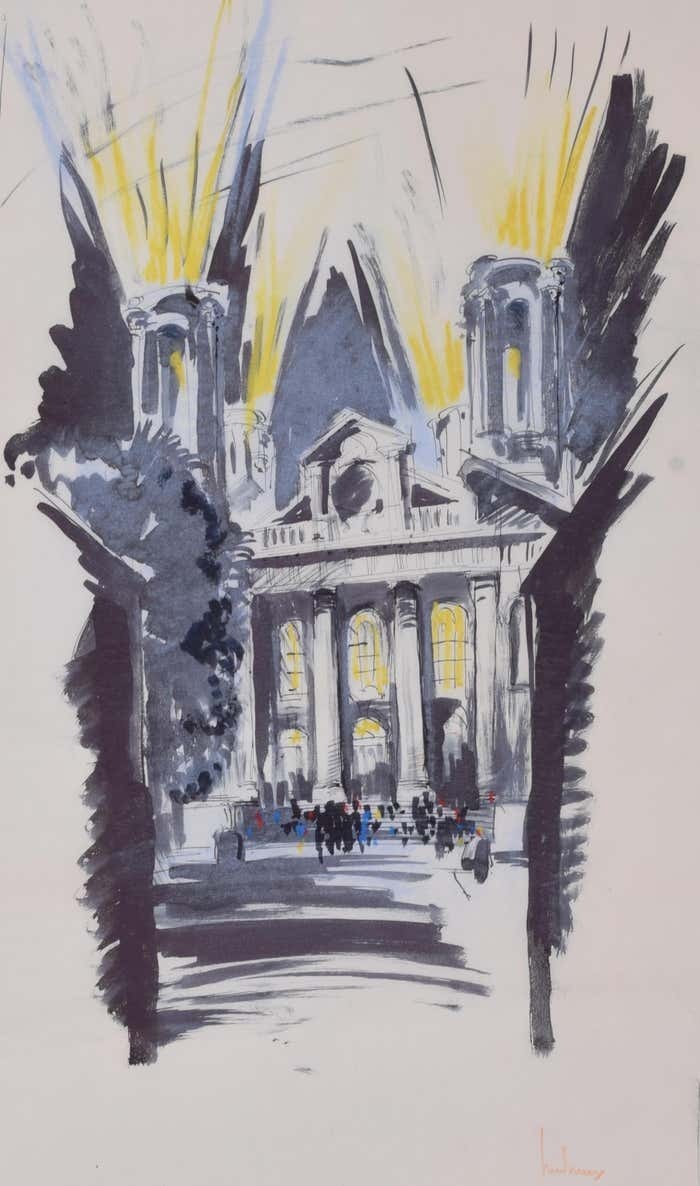 Proposal For St John's Smith Square Architectural Design By Louis Osman ...