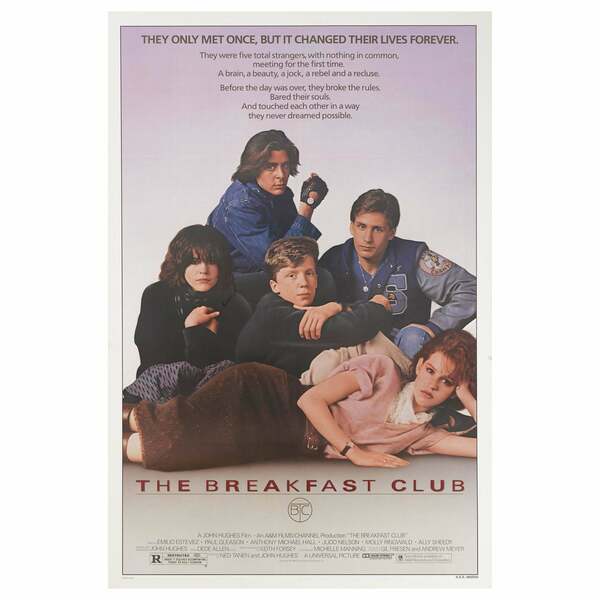 "The Breakfast Club" Original Us Film Poster | Vinterior