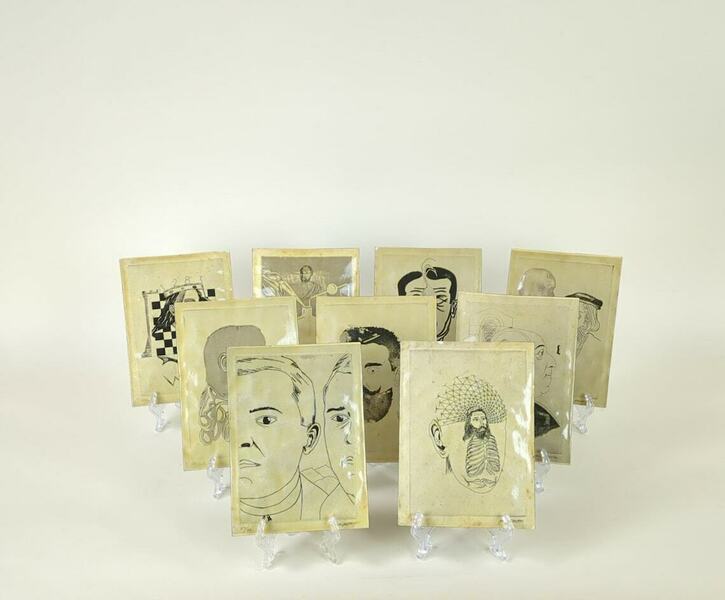 Nine Vintage Xavier Medina Campeny 1960s Art Prints On High Gloss Paper ...