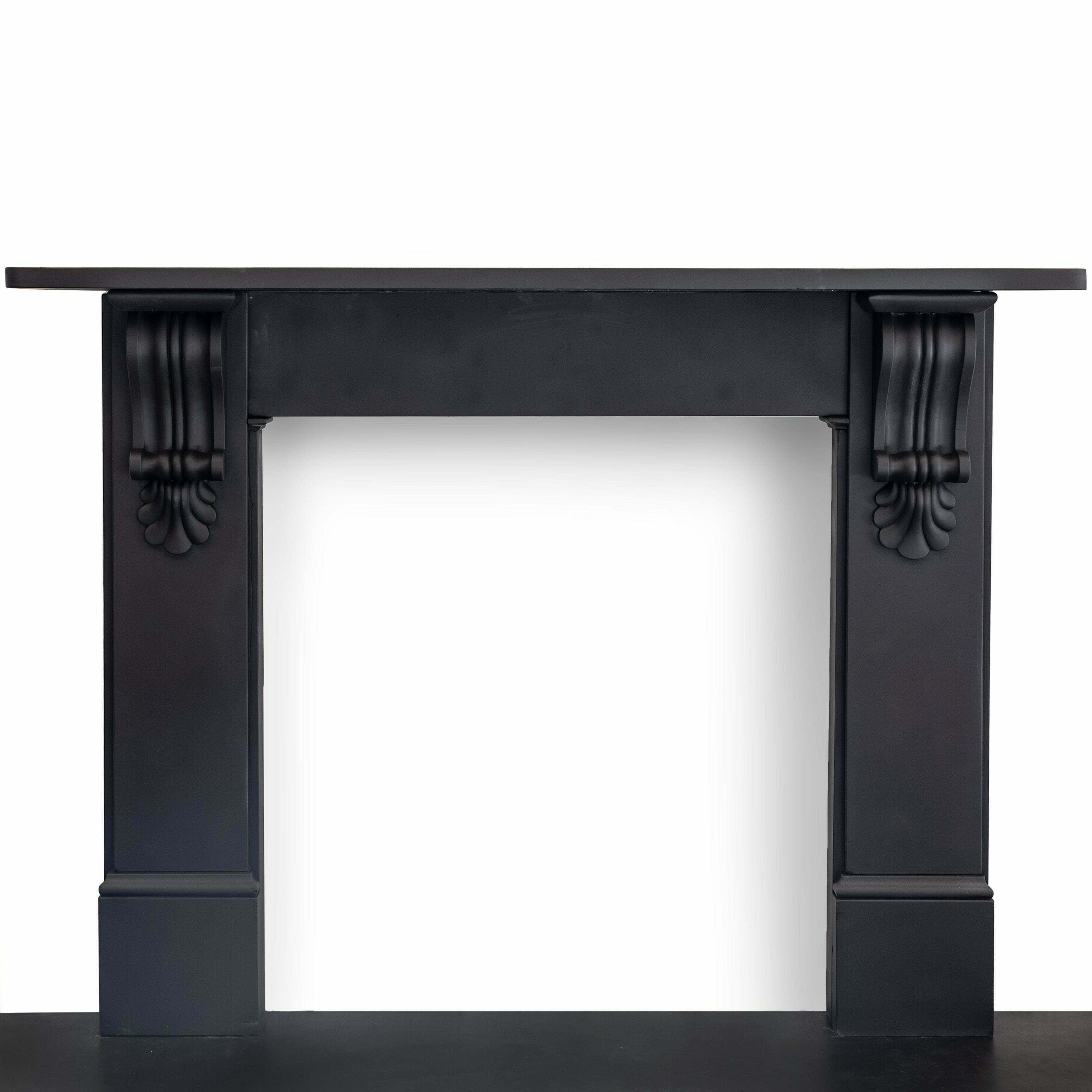 Antique Victorian Slate Fireplace Surround With Corbels | Vinterior