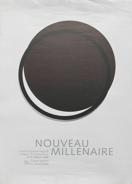 Patrick Fleury Art Poster Poster New Millennium 2000 Claisse Herbin ...