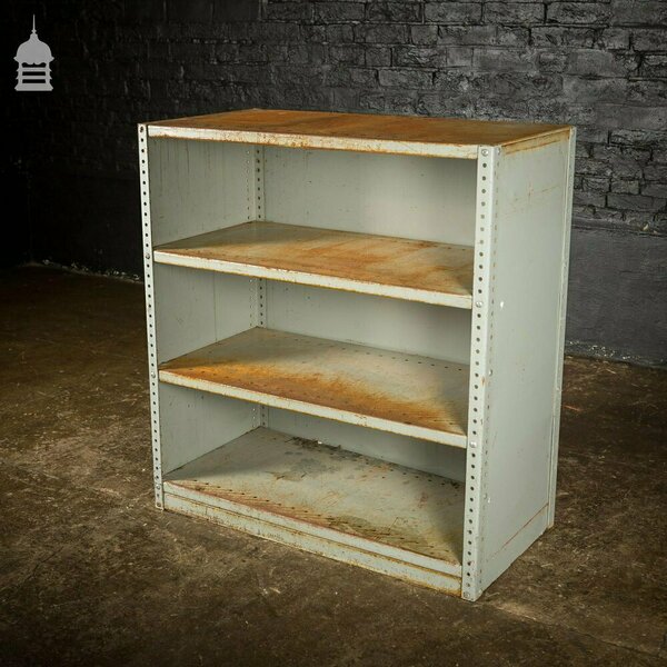 Steel Industrial Factory Shelving Unit | Vinterior