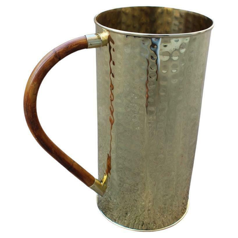 Elegance Of The Bamboo And Solid Brass Umbrella Stand. Italian Design ...