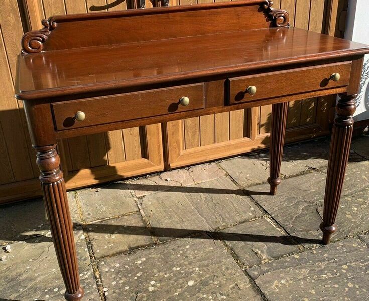 A Vintage Early 19th Century Style Mahogany Consul Or Hall Table C1950 ...