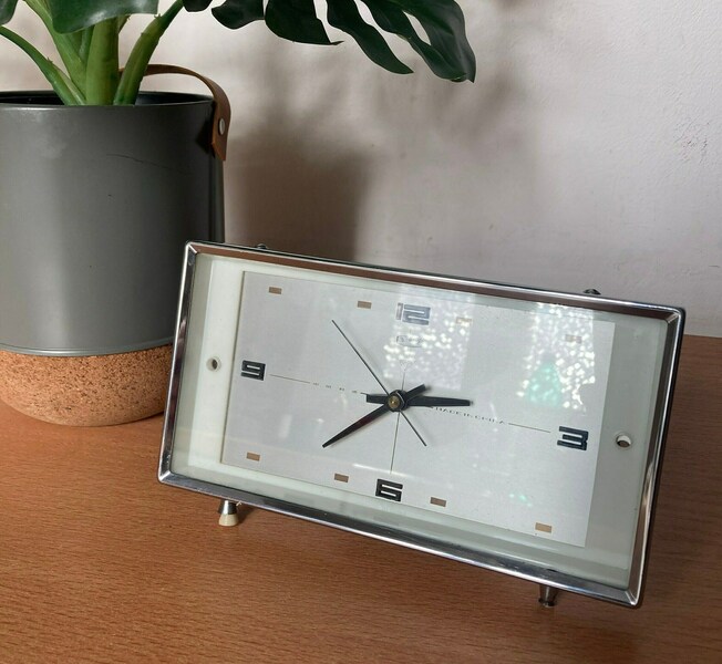 Vintage China Clock "Diamond", China Alarm Clock, Shanghai China Clock ...