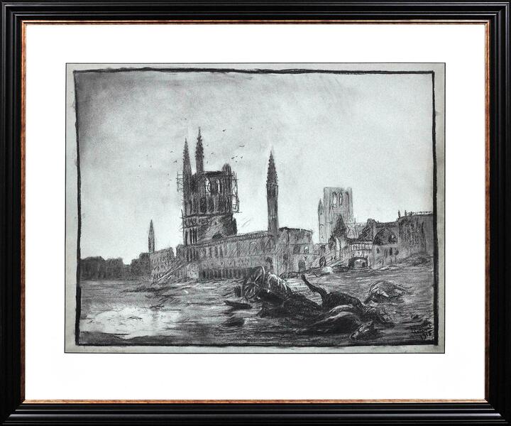 Ww1 World War 1 Trench Art Leopold Halvoet D.1918. Belgian Soldier ...