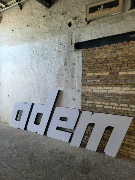 Big Letters A D E M | Vinterior