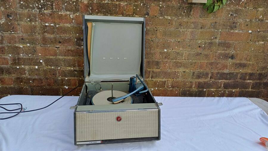 Vintage Retro Bush ‘Monarch’ Record Player Audio Collectible Audio ...
