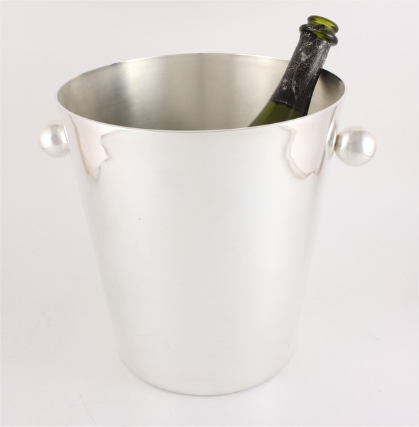Vintage Silver Plated Wine Champagne Cooler & Floor Stand. Ice Bucket ...