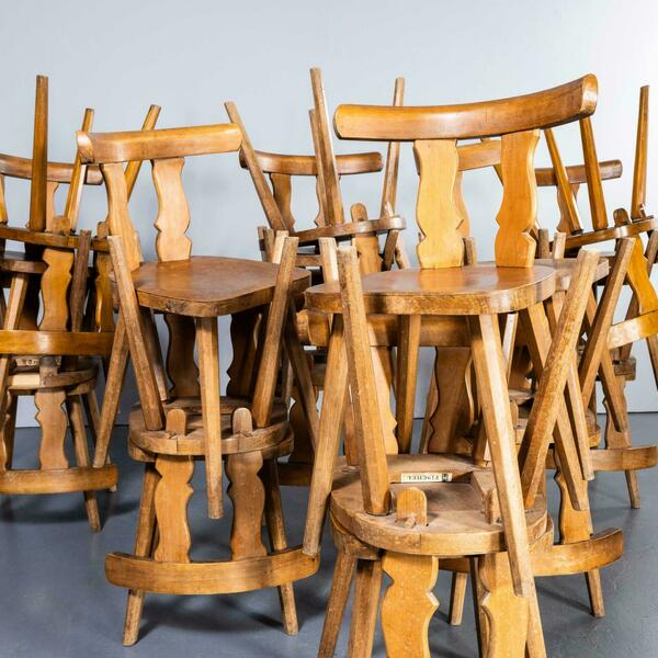 1950’s Fischel French Ox Back Dining Chairs – Good Quantity Available ...