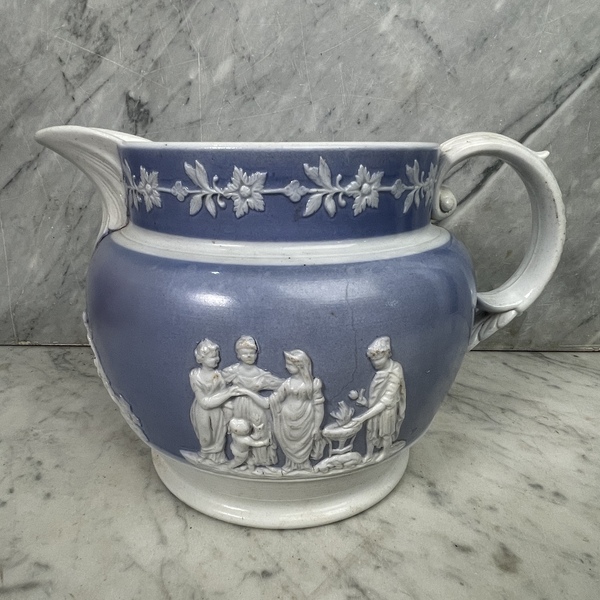 Large Sprigware Jug, 1800s, Antique | Vinterior