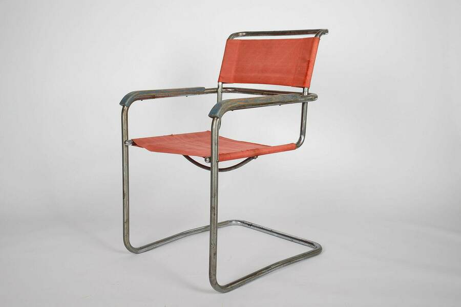 Bauhaus Tubular Steel Chair B34 By Marcel Breuer For Thonet, 1930s ...