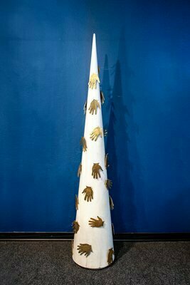 Alessandro Mendini, Mani, Wood And Brass Sculpture, 1980s | Alessandro ...