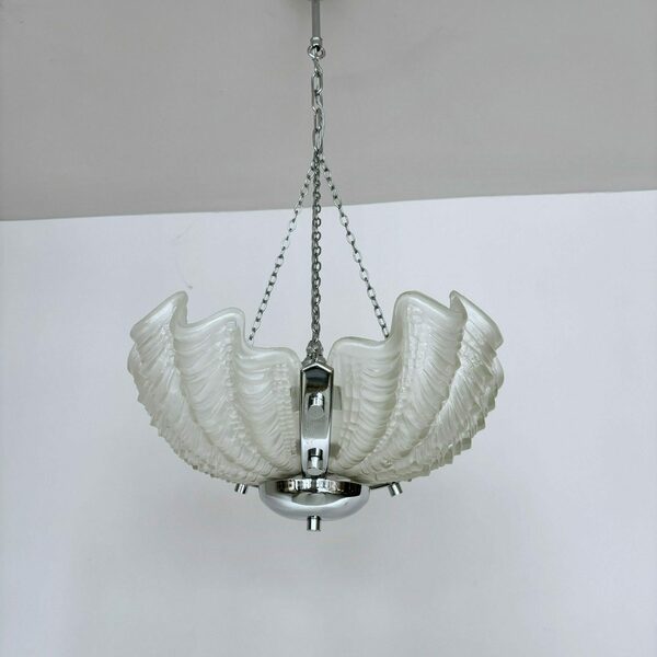 Art Deco Clam Shell Glass Diffuser | Vinterior