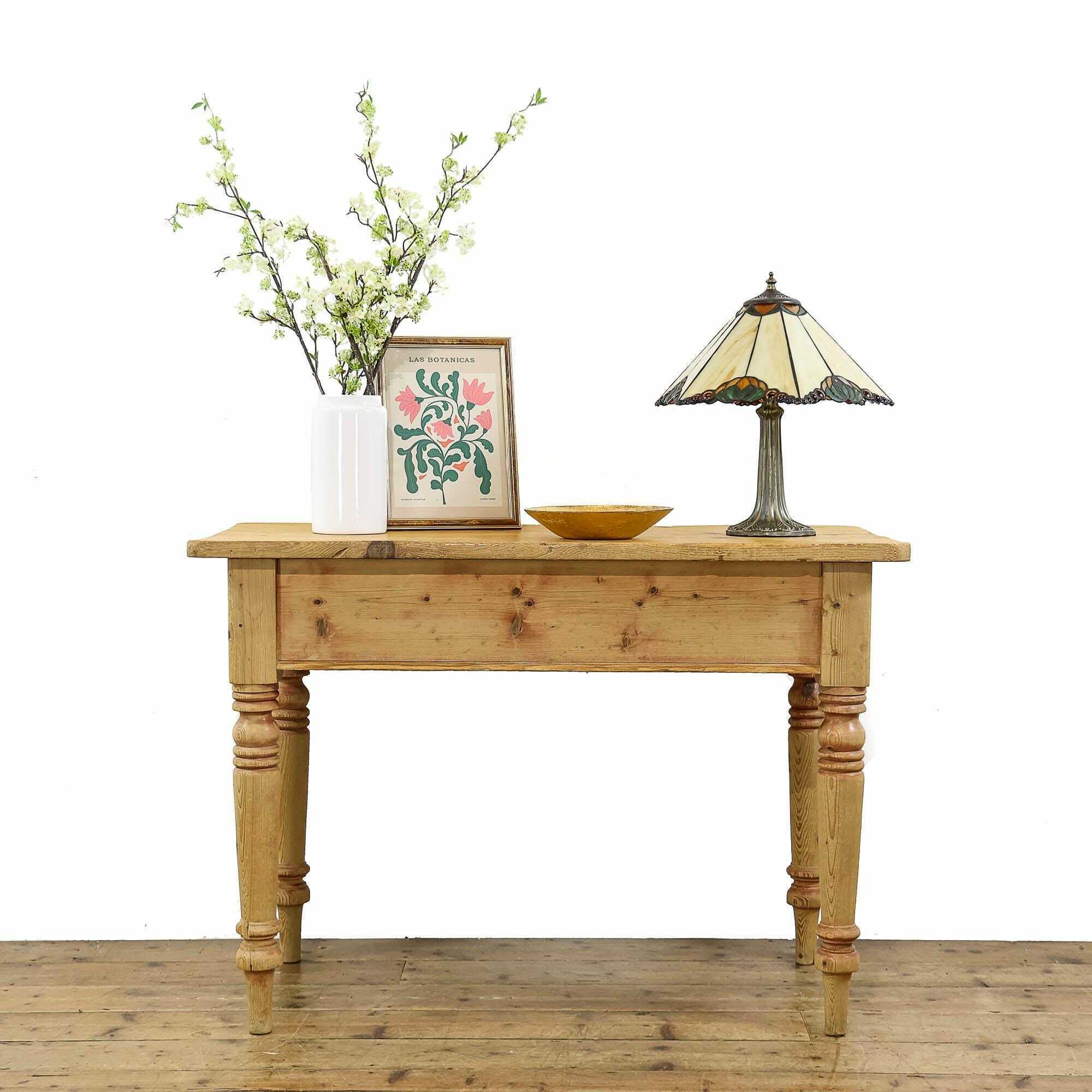 Antique Pine Side Table | Kitchen Table | Antique Dining Table ...