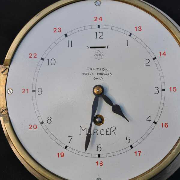 Ww2 Ships Bulkhead Mercer Zig Zag Convoy Clocks | Vinterior