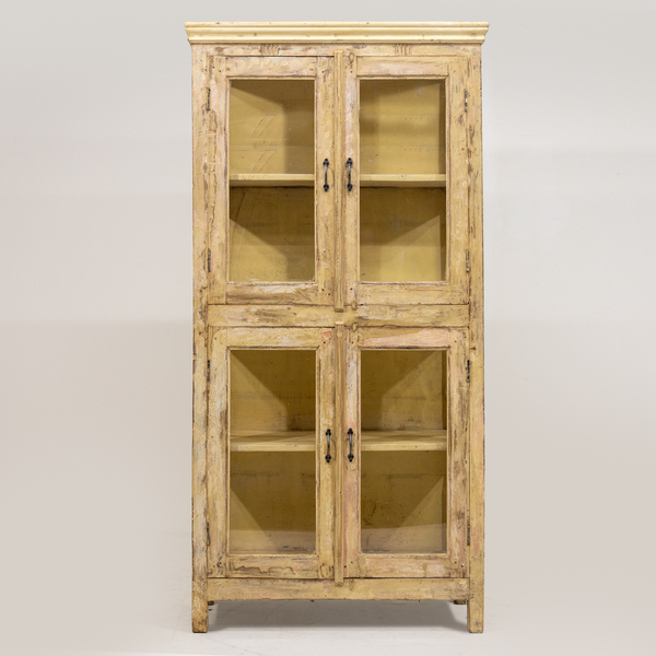 Indian Display Cabinet With Glazed Doors And Sides S 74 | Vinterior