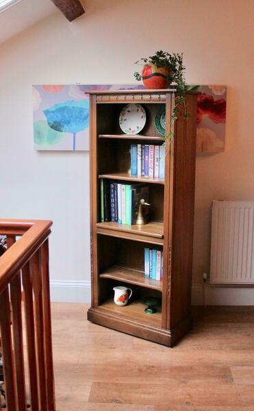 Ercol Mural Bookcase In Golden Dawn | Lucian Ercolani | Ercol | Vinterior