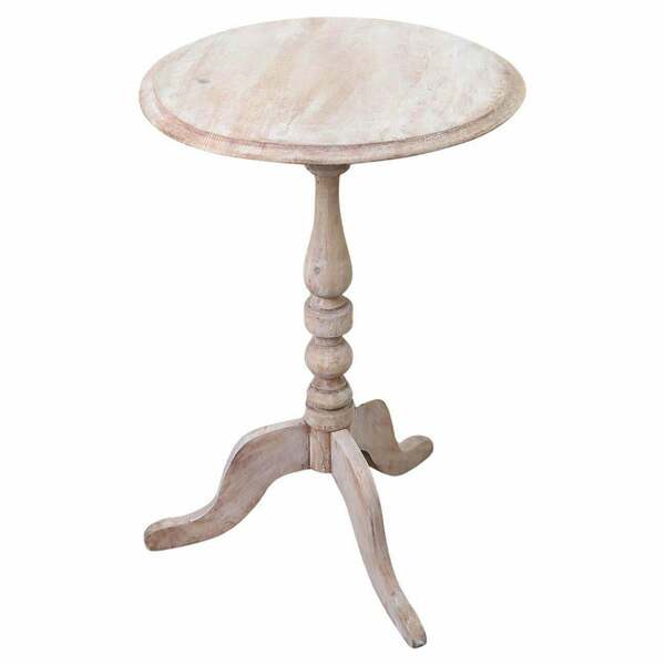 Small Antique Bleached Gustavian Style Round Side Table. English, Circa 1850 | Vinterior