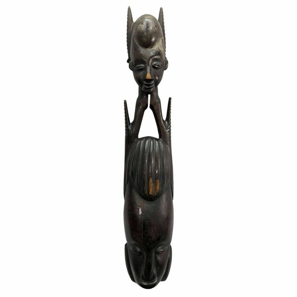 African Anthropomorphic Sculpture In Ebony Wood | Vinterior