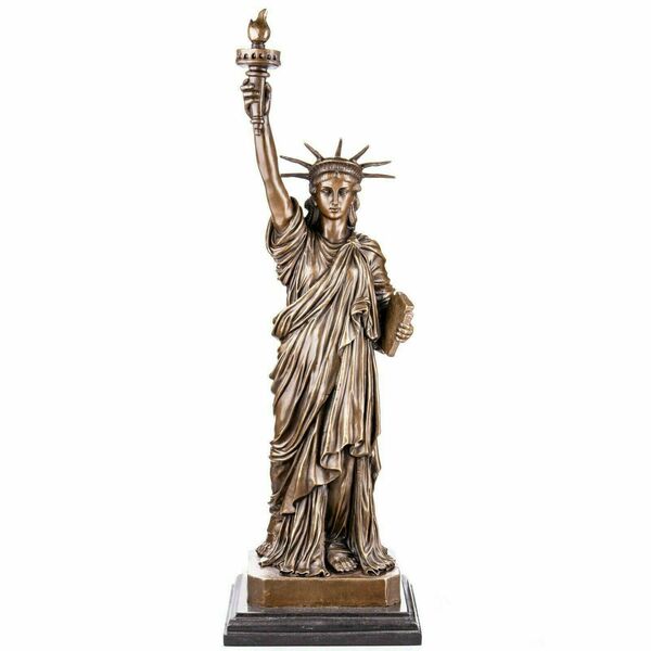Statue Of Liberty Bronze Sculpture, Large Modern Bronze Statue On ...
