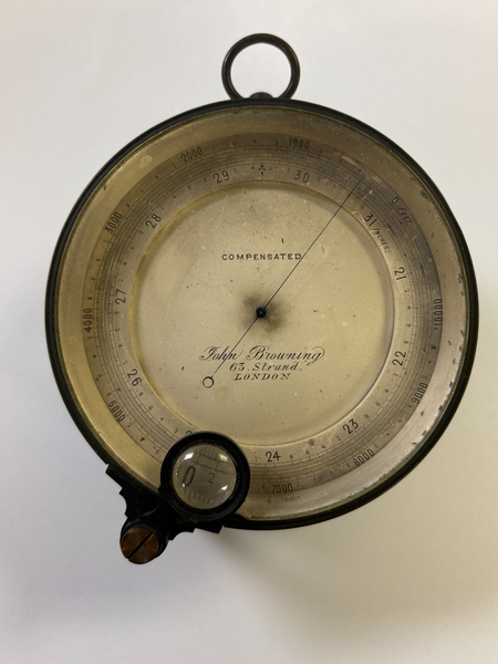 Antique John Browning Surveyors Barometer/ Altimeter | Vinterior