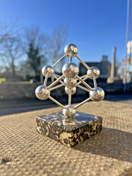 Atomium Brussels Worlds Fair Atomic Space Age Molecule Marble Desk ...