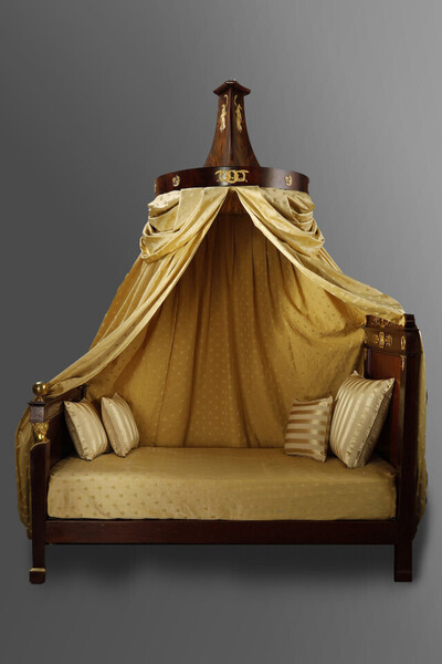 Empire Period Bed With Canopy, 1800s | Vinterior