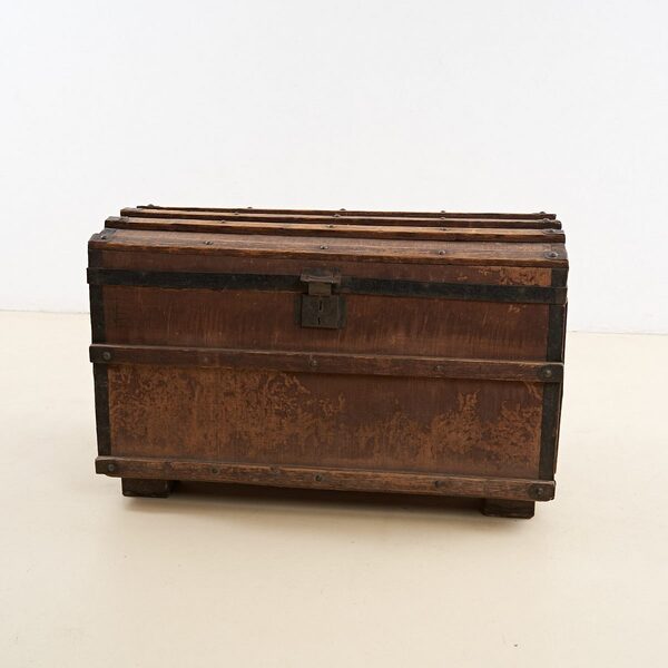 Antique Wooden Trunk, 1800s | Vinterior