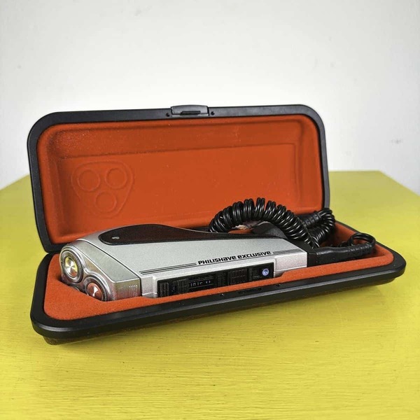 Vintage Philips Philishave Exclusive Razor With Case | Vinterior