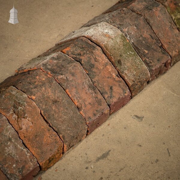 Saddleback Coping Bricks, Batch Of 190 Red Brick Copings A Run Of 15 ...