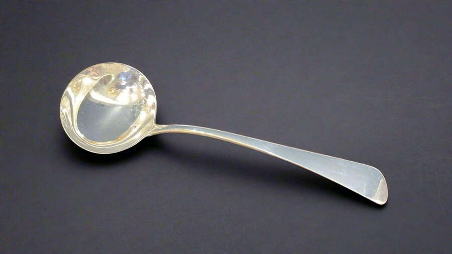 Georgian Silver Sauce Ladle Made In London 1807 By Richard Crosley And ...