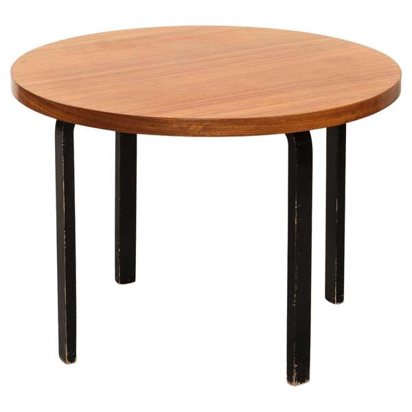 Rare Alvar Aalto Model 90 A Round Dining Room Table For Artek, 1950s | Alvar Aalto | Vinterior