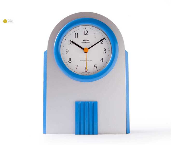 Nos Postmodern Kundo Desk Clock 1990s Space Timer Radio Controlled ...