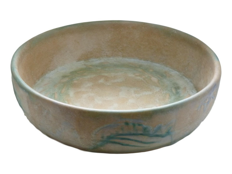 Rare Denby Pottery Pastel Blue Seascale Bowl 11 1/2" C1933 Donald ...